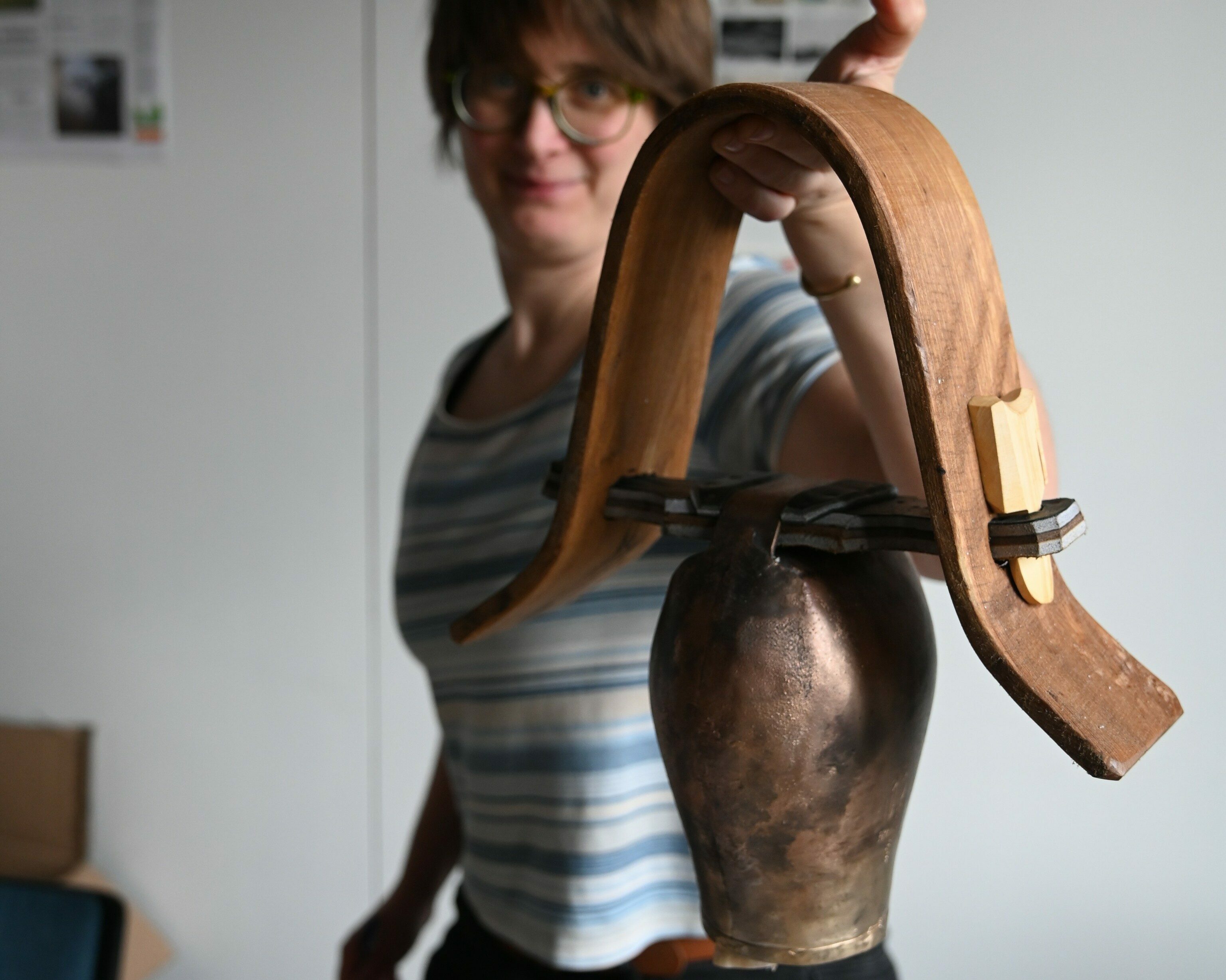 Des cloches pour le troupeau du Parc national